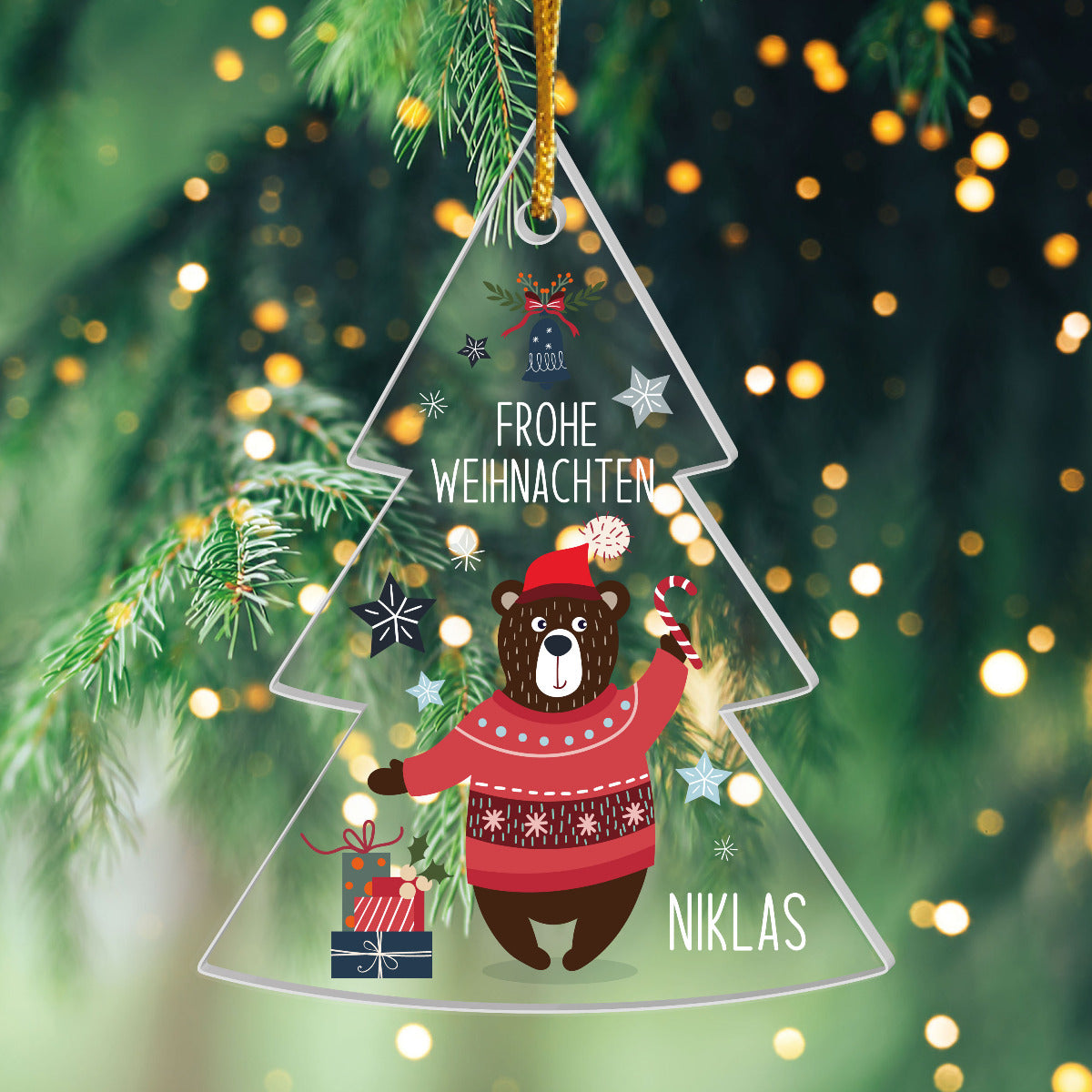 Personalisierter Acrylanhänger "Tannenbaum" - Das perfekte ...