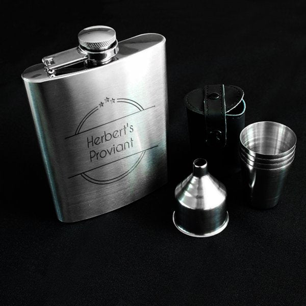 Flachmann für Männer mit Gravur